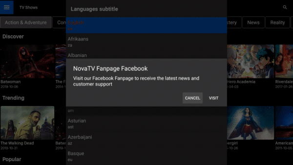 How to Install Nova TV APK on Firestick, Fire TV, & Android TV Box