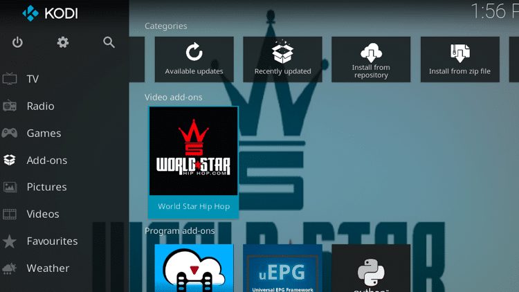 How to Install World Star Hip Hop Kodi Addon