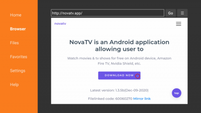 How to Install Nova TV APK on Firestick, Fire TV, & Android TV Box
