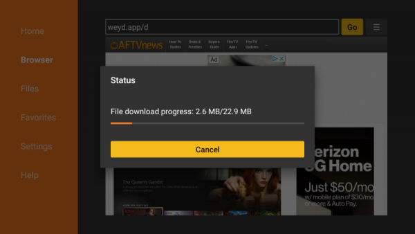 Install Weyd APK on Firestick/Fire TV and Android TV Box (2022)