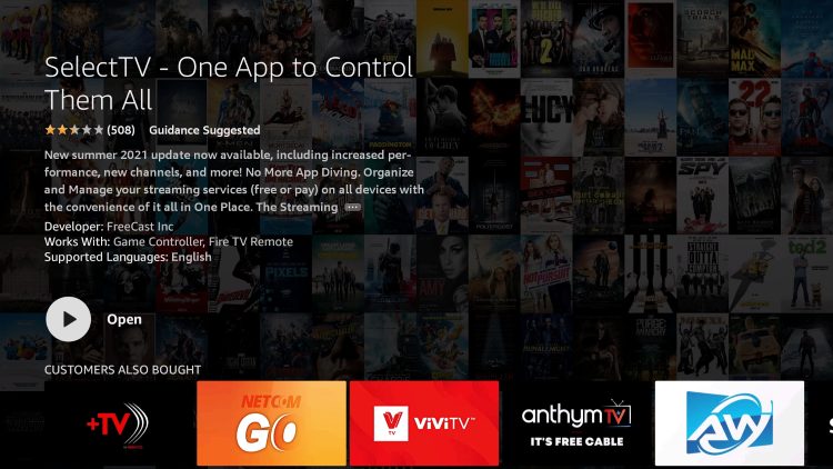 SelectTV Review for Movies, TV Shows, and Live TV