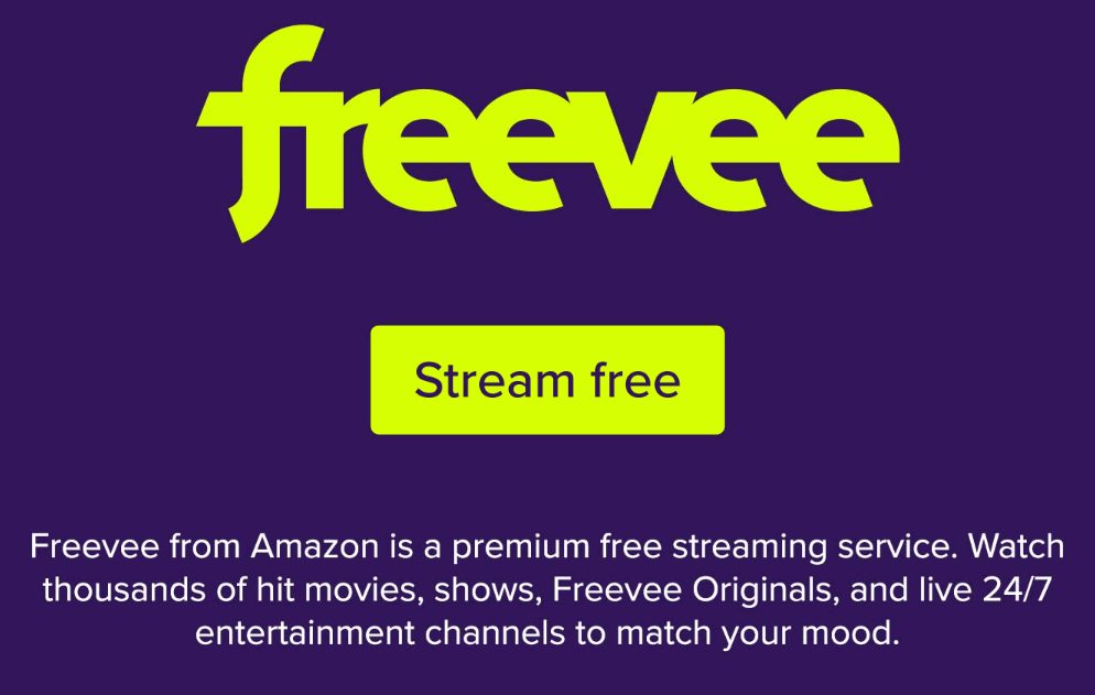Freevee on Amazon Firestick, Roku, & Android - Free Movies & Shows