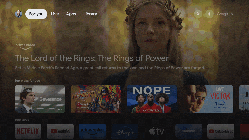 Google TV Adds Over 800 Free Channels to Live Tab