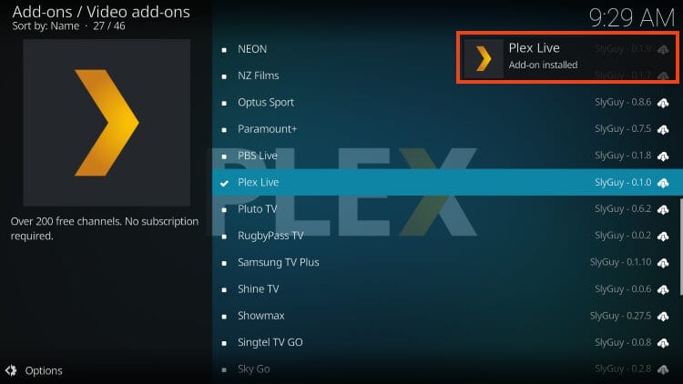 How to Install Plex Live Addon on Kodi (Firestick & Android TV)