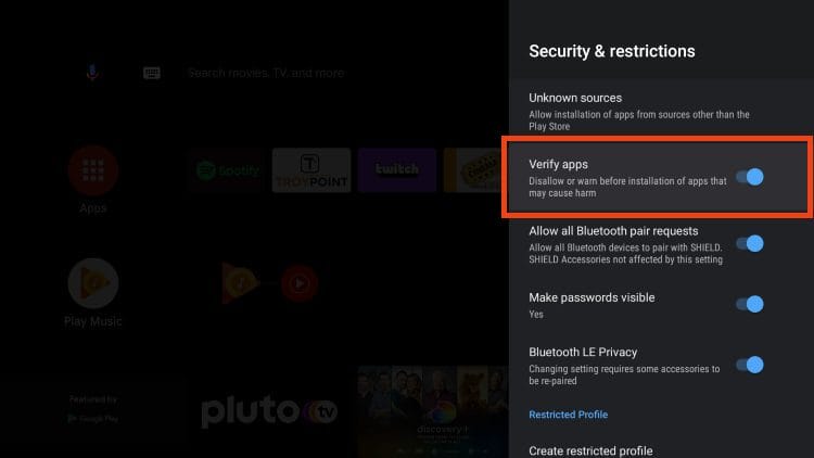 How to Disable Play Protect on Android TV & Google TV