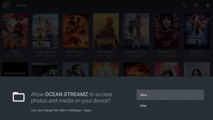 How to Install Ocean Streamz on Firestick & Android TV (V3.5.2)