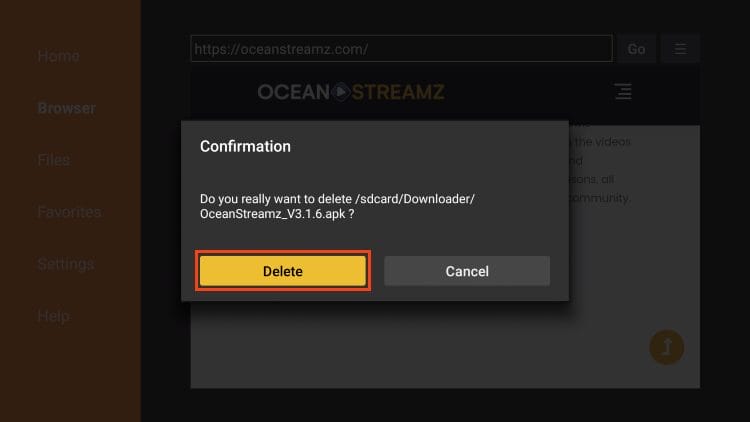 How to Install Ocean Streamz on Firestick & Android TV (V3.5.2)