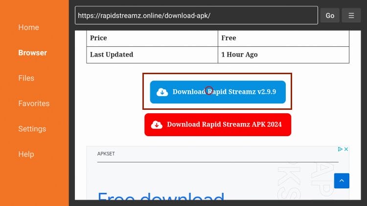 How to Install Rapid Streamz on Firestick/Android TV (2026)