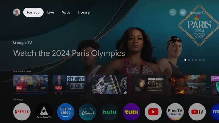 Remove Home Screen Ads on Google TV with Apps Only Mode