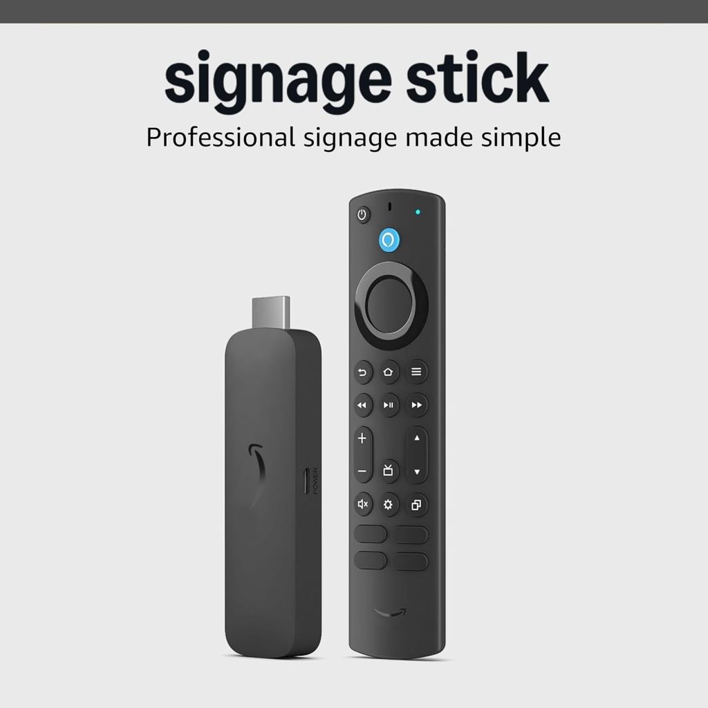 Amazon Releases New Fire TV Stick 4K Max (Signage Stick)