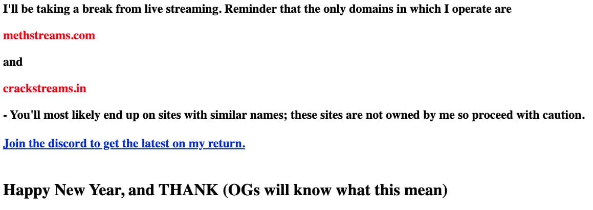 11+ Best MethStreams Alternatives in 2025 (Live Streams)