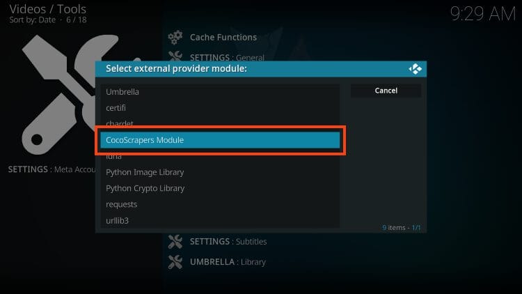 How to Install & Enable CocoScrapers Kodi Addon