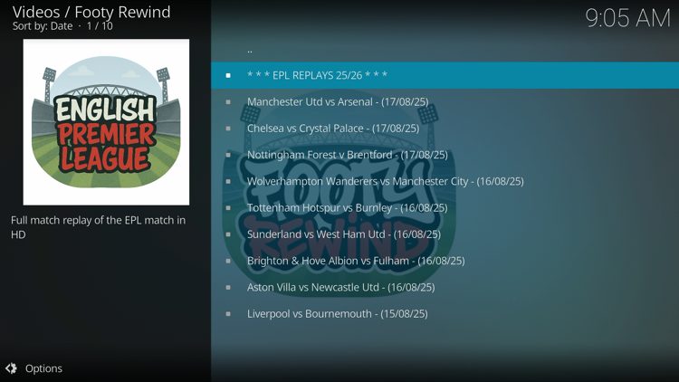 How to Install Footy Rewind Addon on Kodi (Soccer Replays)