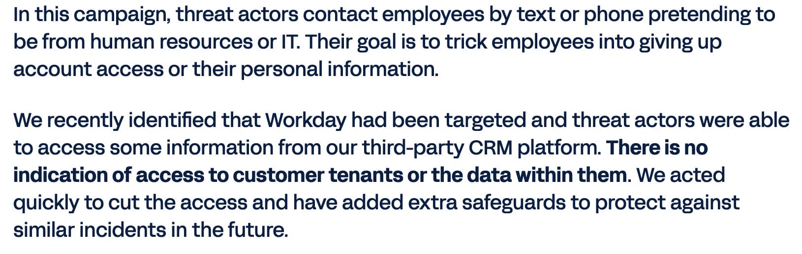 Workday Data Breach: HR Giant Hit by Social Engineering Attack