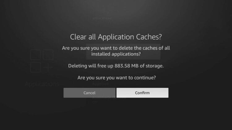 How to Update Firestick/Fire TV (Clear All Application Caches)