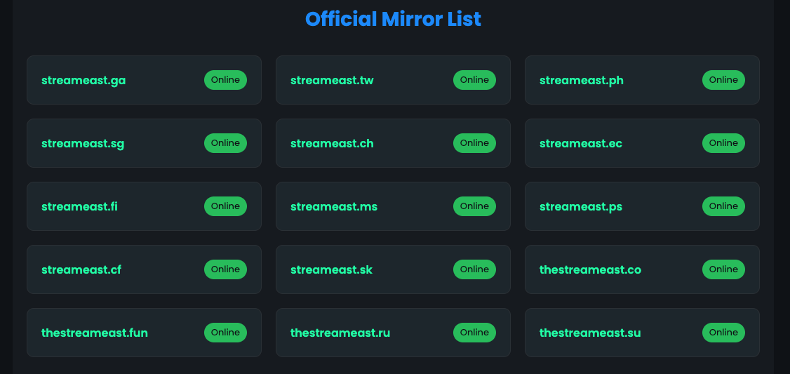 Is The Real Streameast Still Online? The Truth About Recent Raids