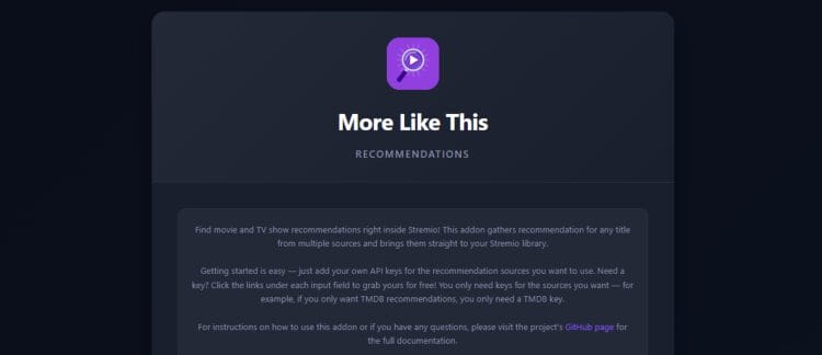 How to Install More Like This Stremio Addon (Recommendations)
