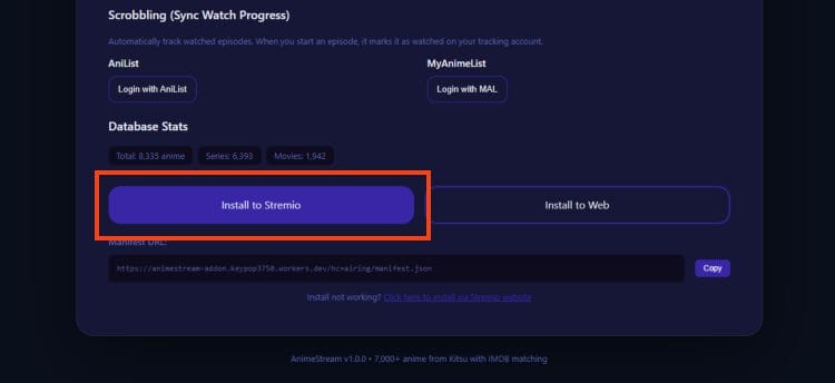 How to Install AnimeStream Stremio Addon (Anime VOD)