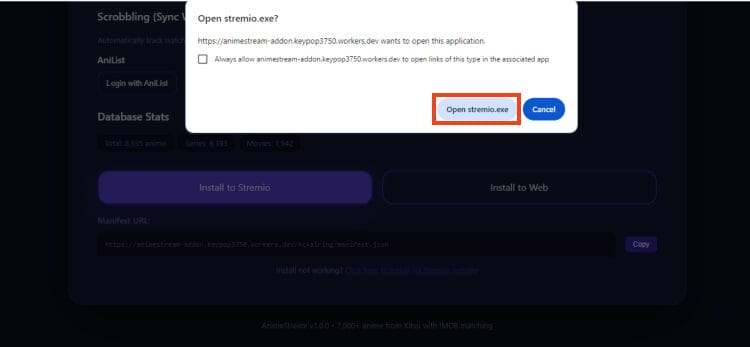 How to Install AnimeStream Stremio Addon (Anime VOD)