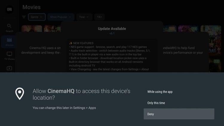 How to Install Cinema HQ on Firestick & Android TV (V6.1)