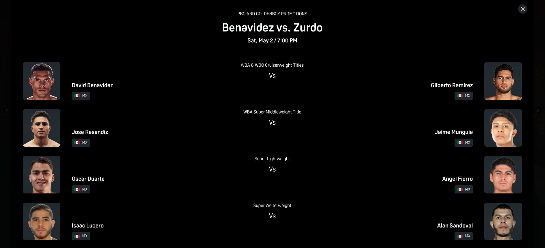 How to Stream David Benavidez vs Zurdo Ramirez Fight
